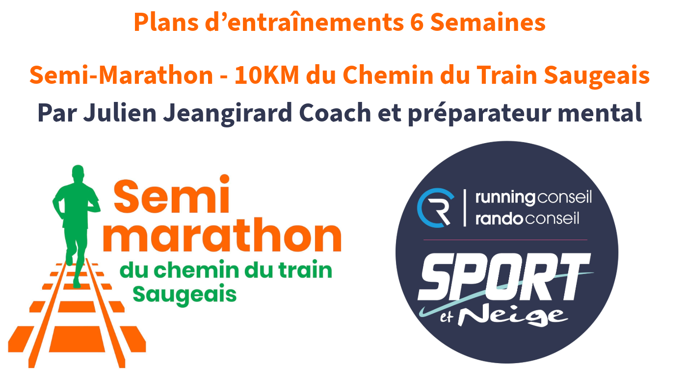 Plans d'entrainements Semi-Marathon - 10KM du Chemin du Train Saugeais
